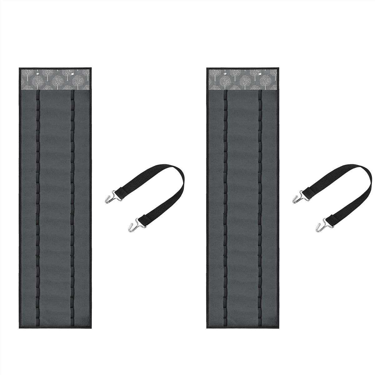 2X Vinyl Roll Holder with 48 Compartments, Storage Organizer Wall Craft ...