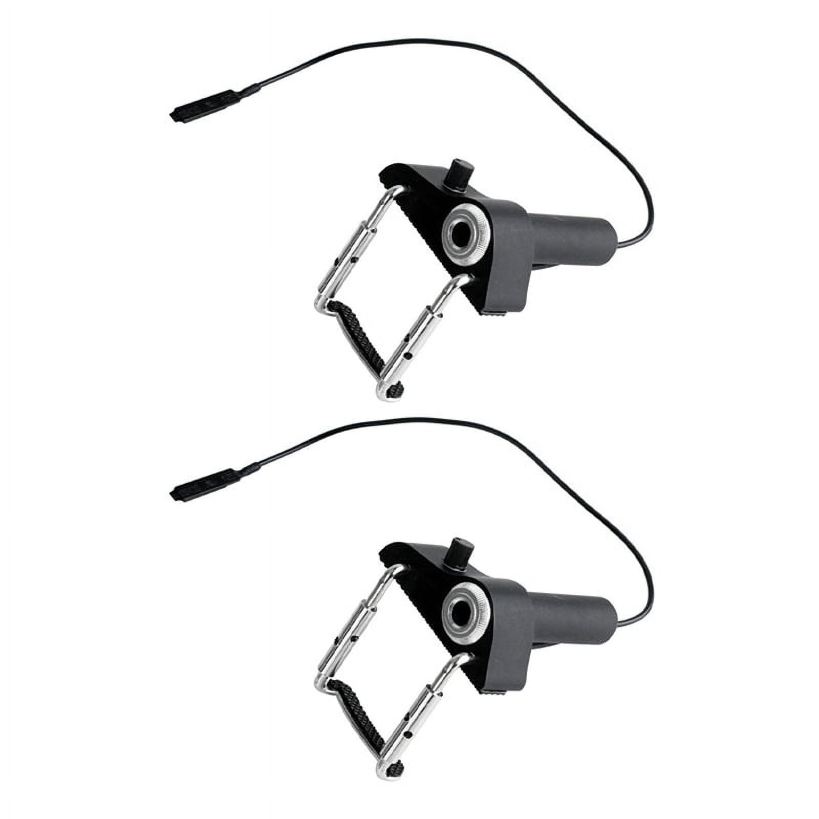 2X Violin Pickup Portable Piezo Violin Pickup CV-19 with External Jack ...