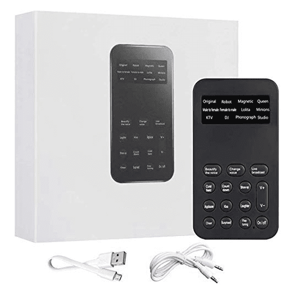 2X Voice Changer Handheld Microphone Voice Changer with Sound ...