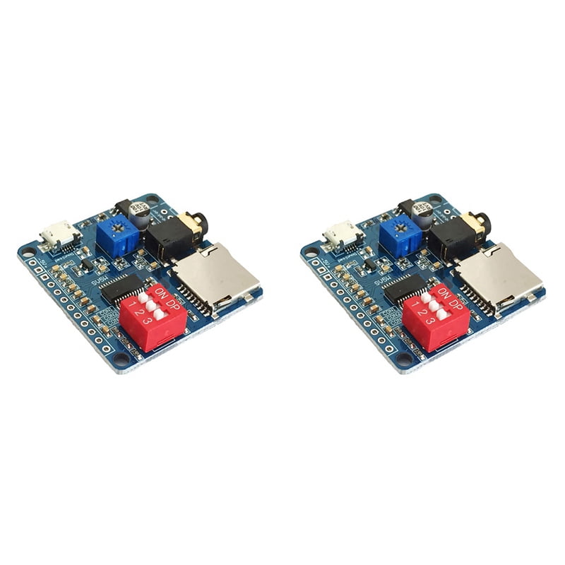 2X Voice Playback Module Board MP3 Music Player 5W MP3 Playback Serial ...
