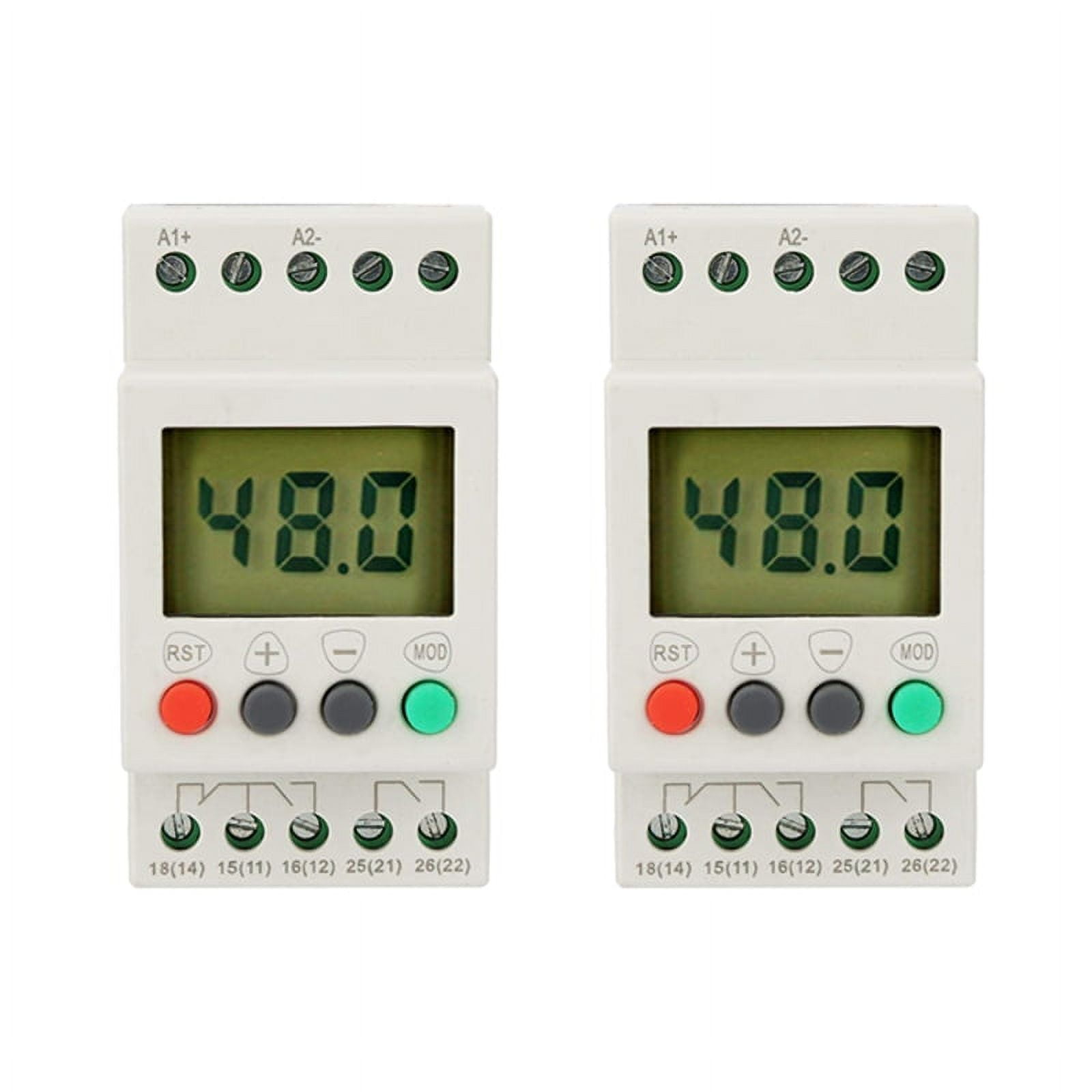 2X Voltage Detection Relay SVR1000 Voltage Protection Digital Single ...
