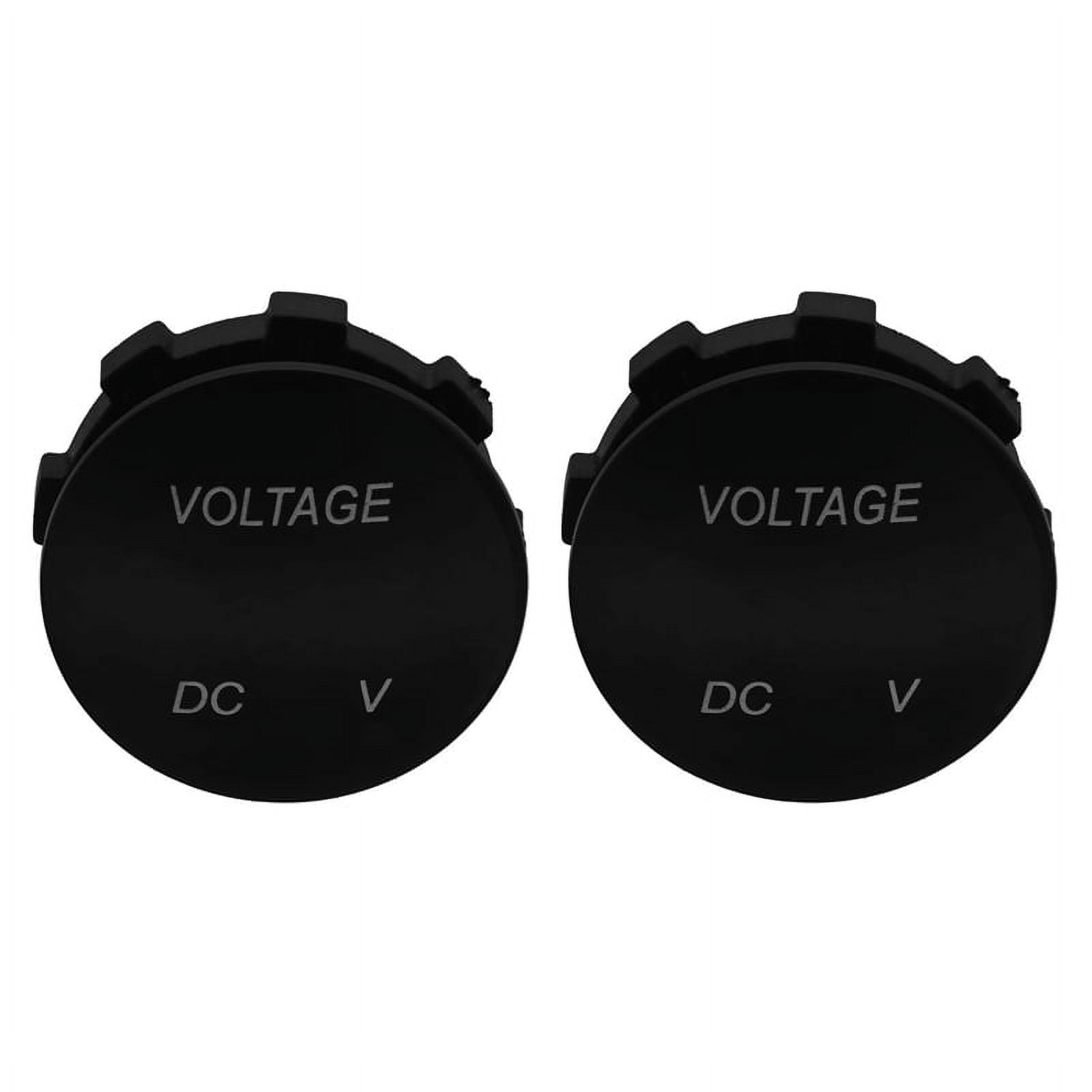 2X Voltage Meter Universal Voltmeter Digital Display Water LED Green ...