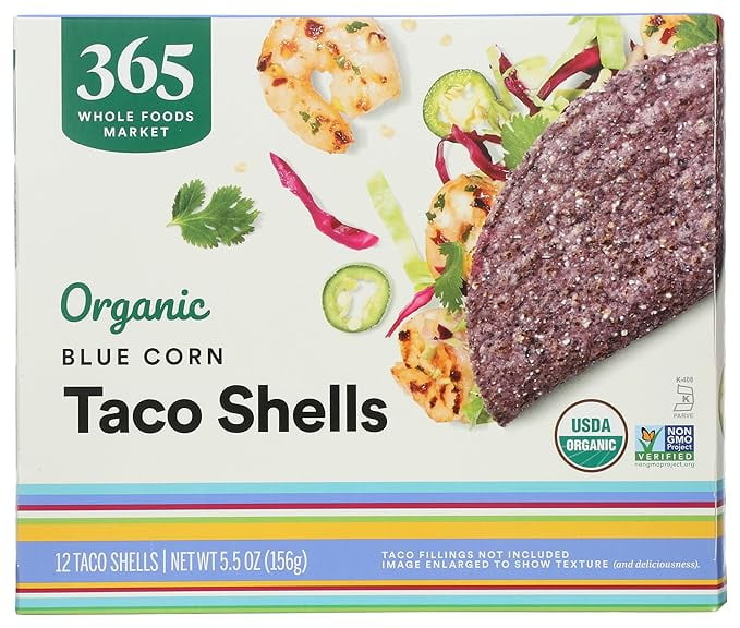 2X - WF Organic Blue Taco Shells, 5.5 Ounce - Walmart.com