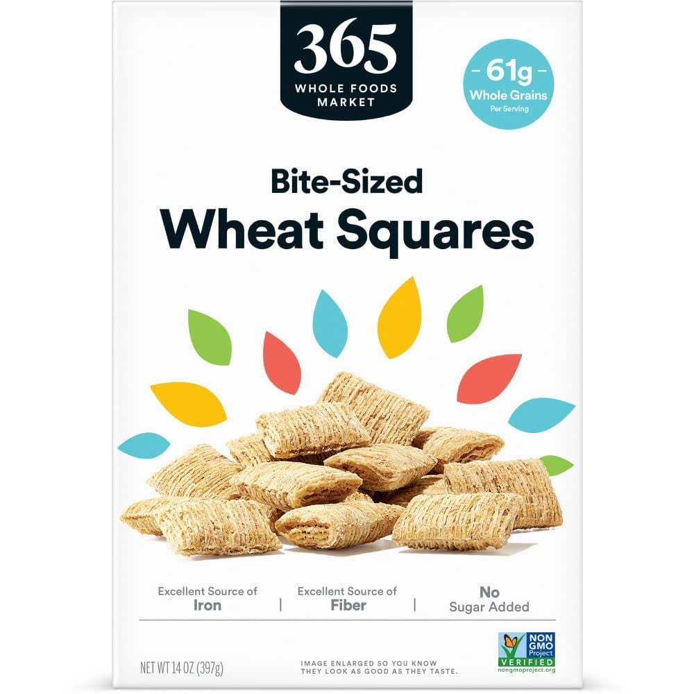 2X - WF365 , Bite Sized Wheat Squares Cereal, 14 Ounce - Walmart.com