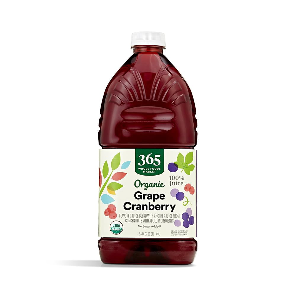 2X - WF365 , Organic Grape Cranberry Flavored Juice Blend From ...