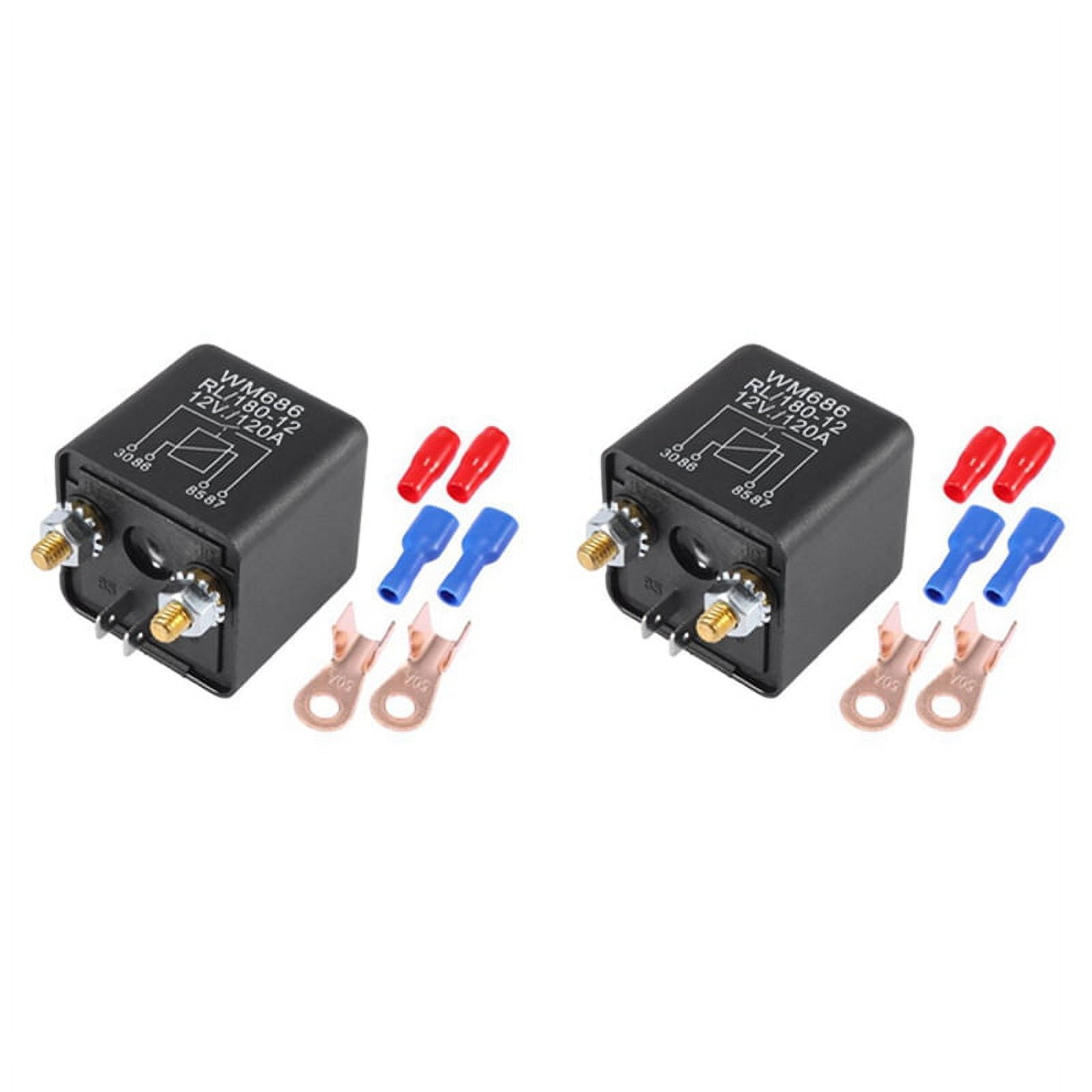2X WM686 DC 12V Relay Battery Isolating Relay 12V / 120A Load for Car ...