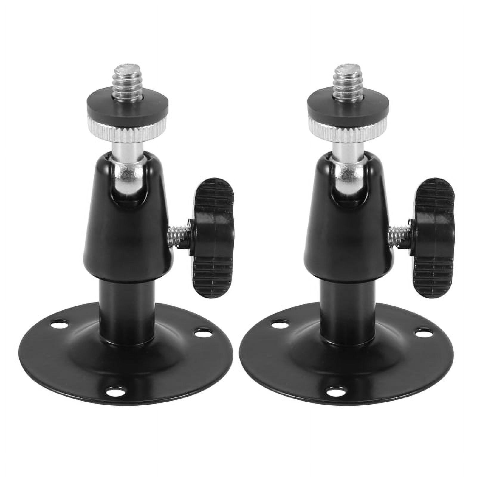 2X Wall mount black Metal surveillance camera wall mount 7,62 cm,2x ...