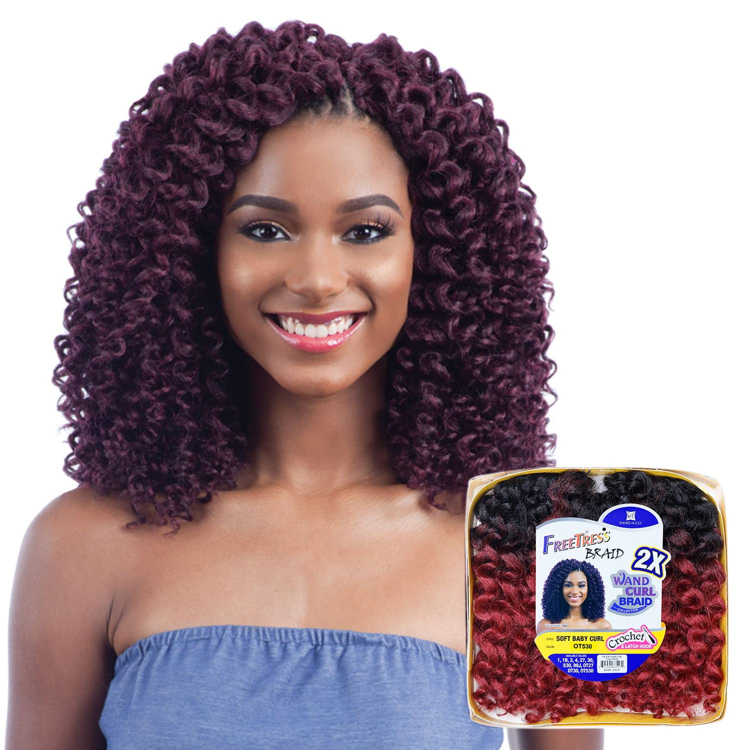 2X Wand Curl Soft Baby Curl (1B) - Walmart.com
