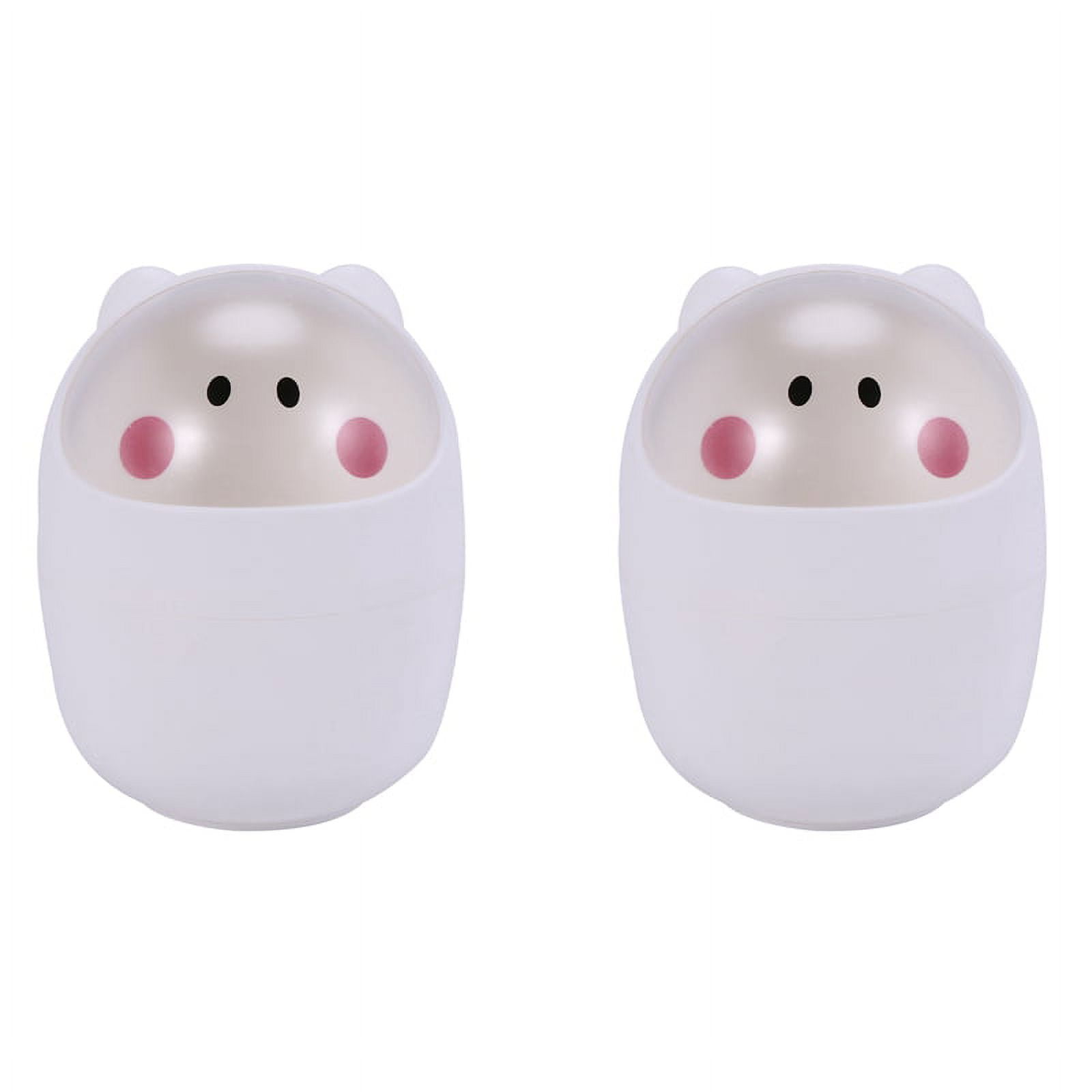 2X Waste Bin Desktop Garbage Basket Cleaning Storage Dustbins Animal ...