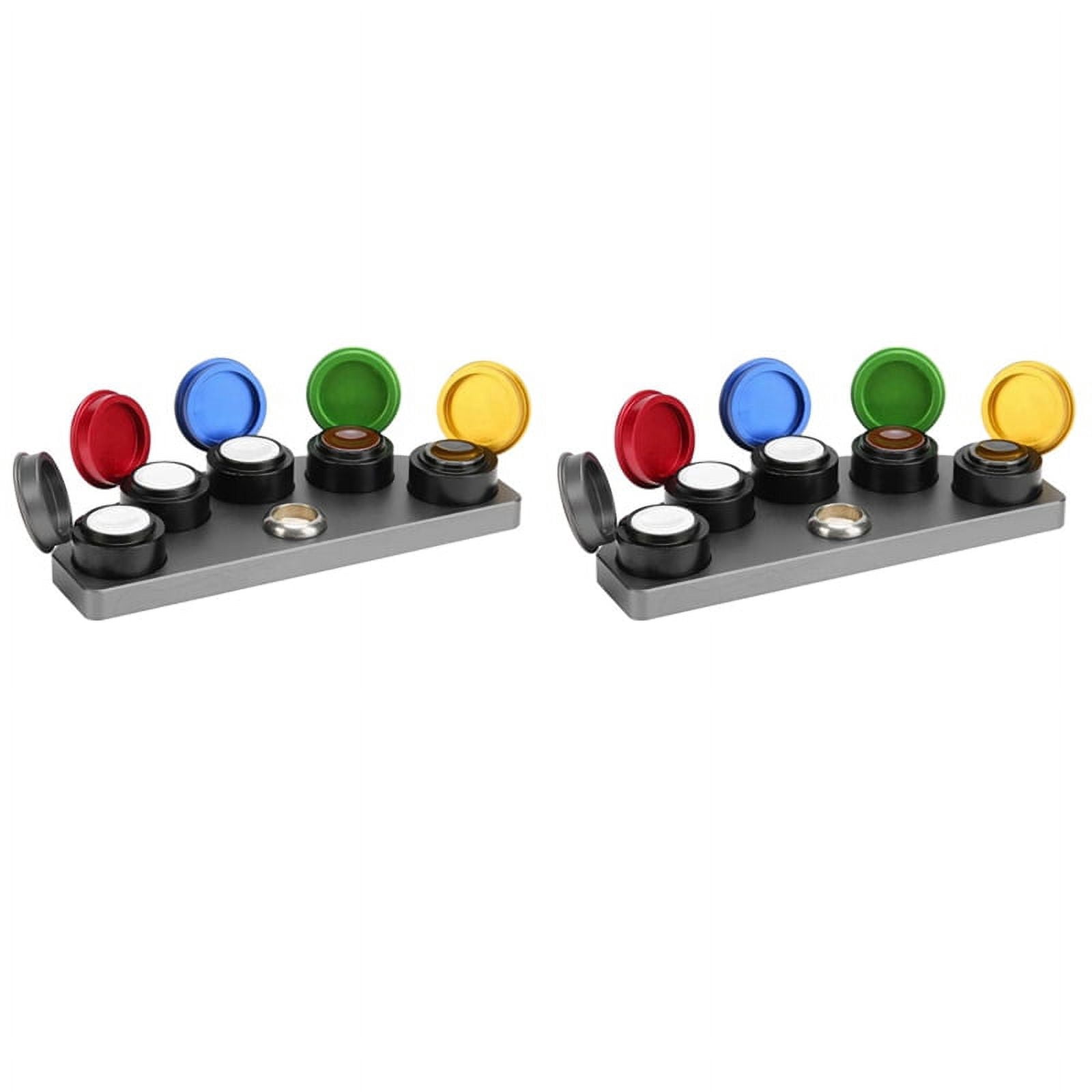2X Watch Oil Dip Oiler Stand Die Cast 5 Oiler Dishes Cups with Cover ...