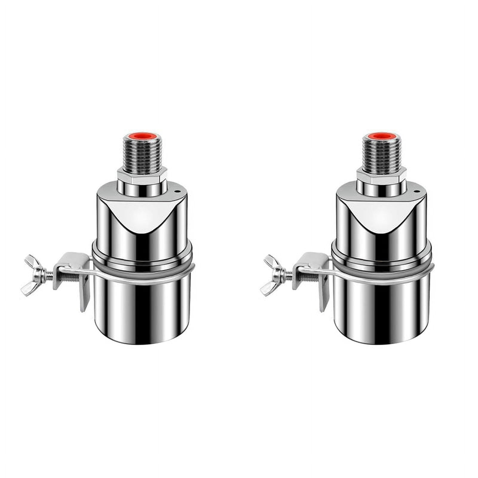 2X Water Level Control Valve 1/2 Inch Stainless Steel Float Valve for ...