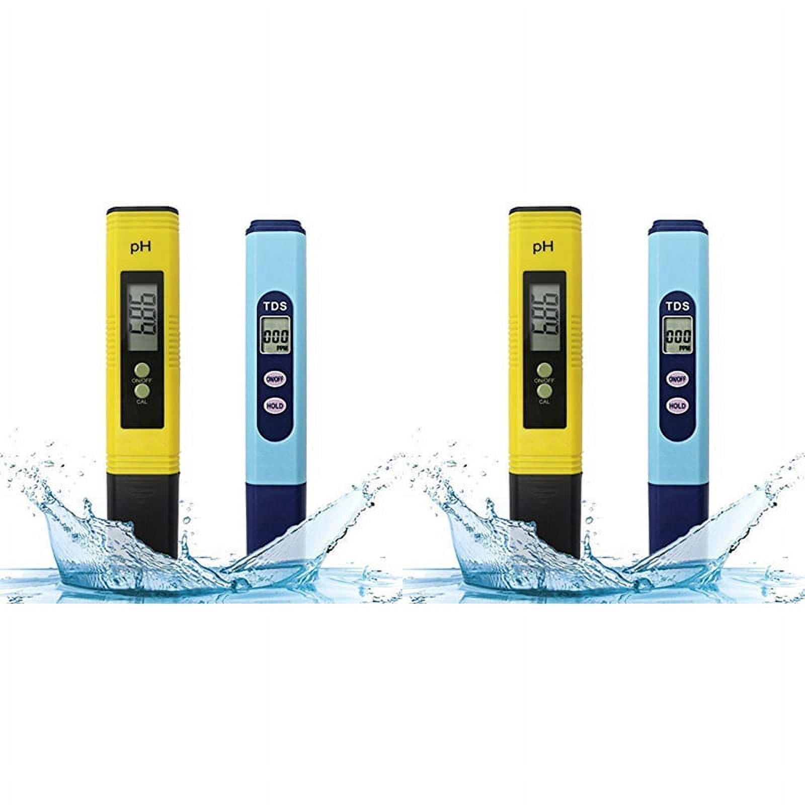 2X Water Quality Test Meter,Ph Meter Tds Meter 2 In 1 Kit with 0-14 ...