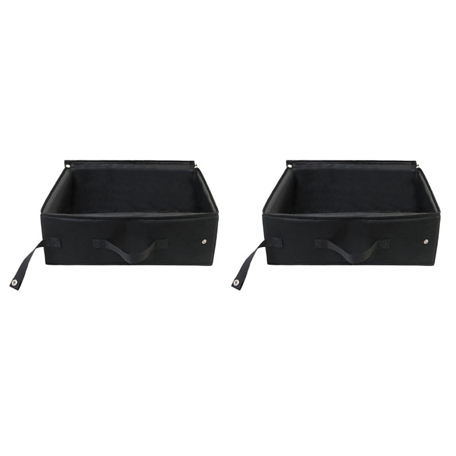 2X Waterproof Portable Toilet Travel Box Portable Box Foldable Litter ...