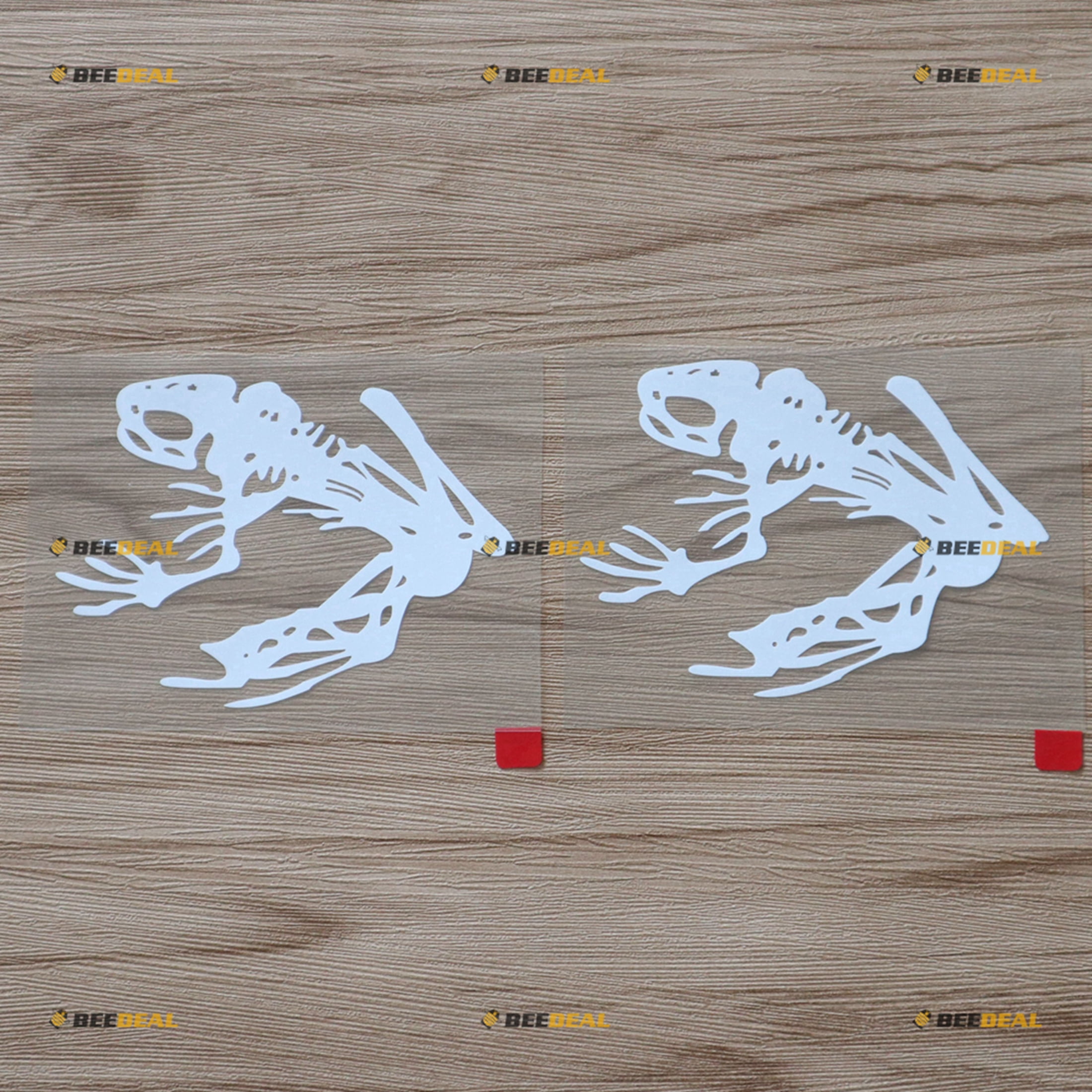 2X White 4" Devgru Team Frog Skeleton Decal Vinyl Sticker Car Laptop ...