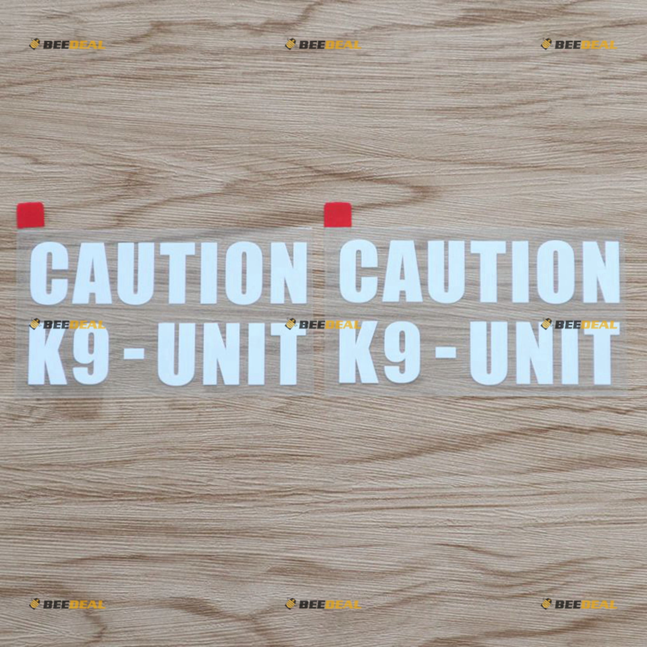 2X White 6" K9 Unit K-9 Police Dog Caution Decal Sticker Car Vinyl ...