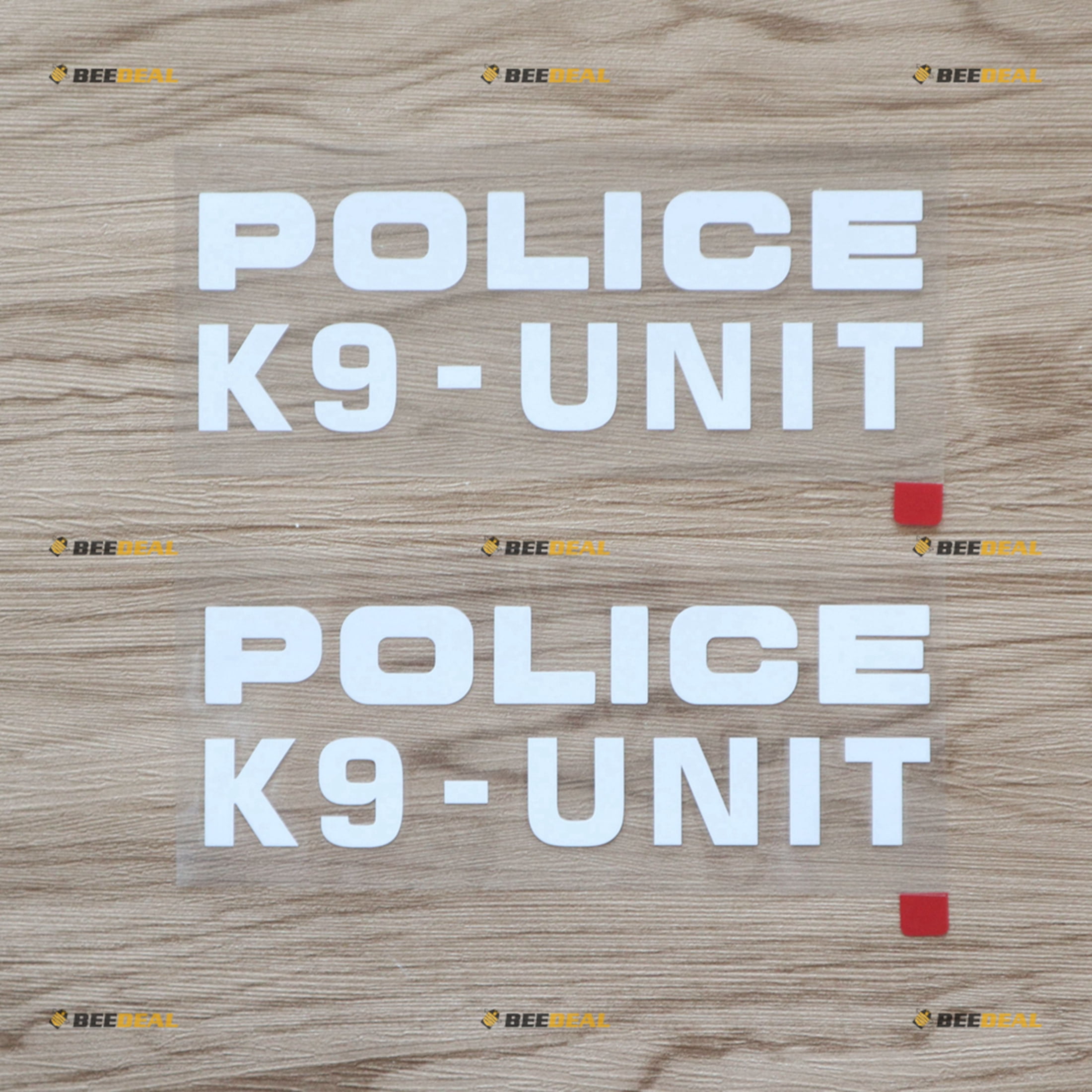 2X White 6" Police Dog K9 K-9 Unit Letter Decal Sticker Car Vinyl no ...
