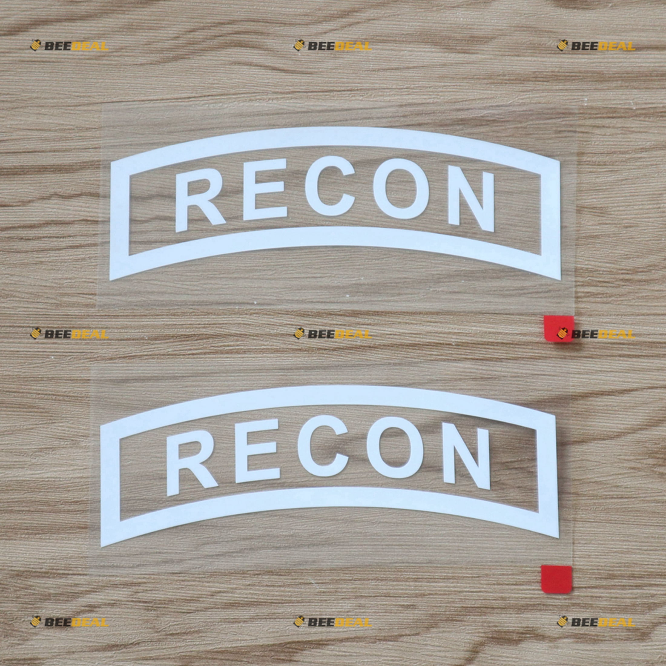 2X White 6" Recon Decal Sticker Army Recce Military Scout Sniper Car ...