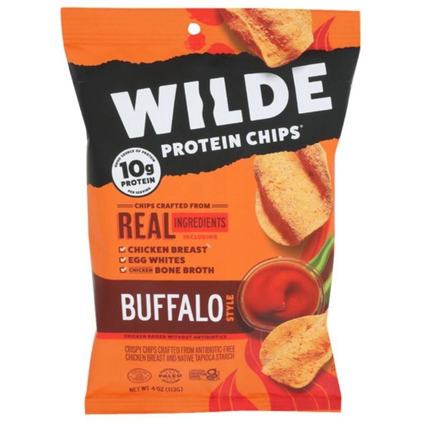 2X - Wilde Buffalo Style Chicken Protein Chips 4 oz Package May Vary ...