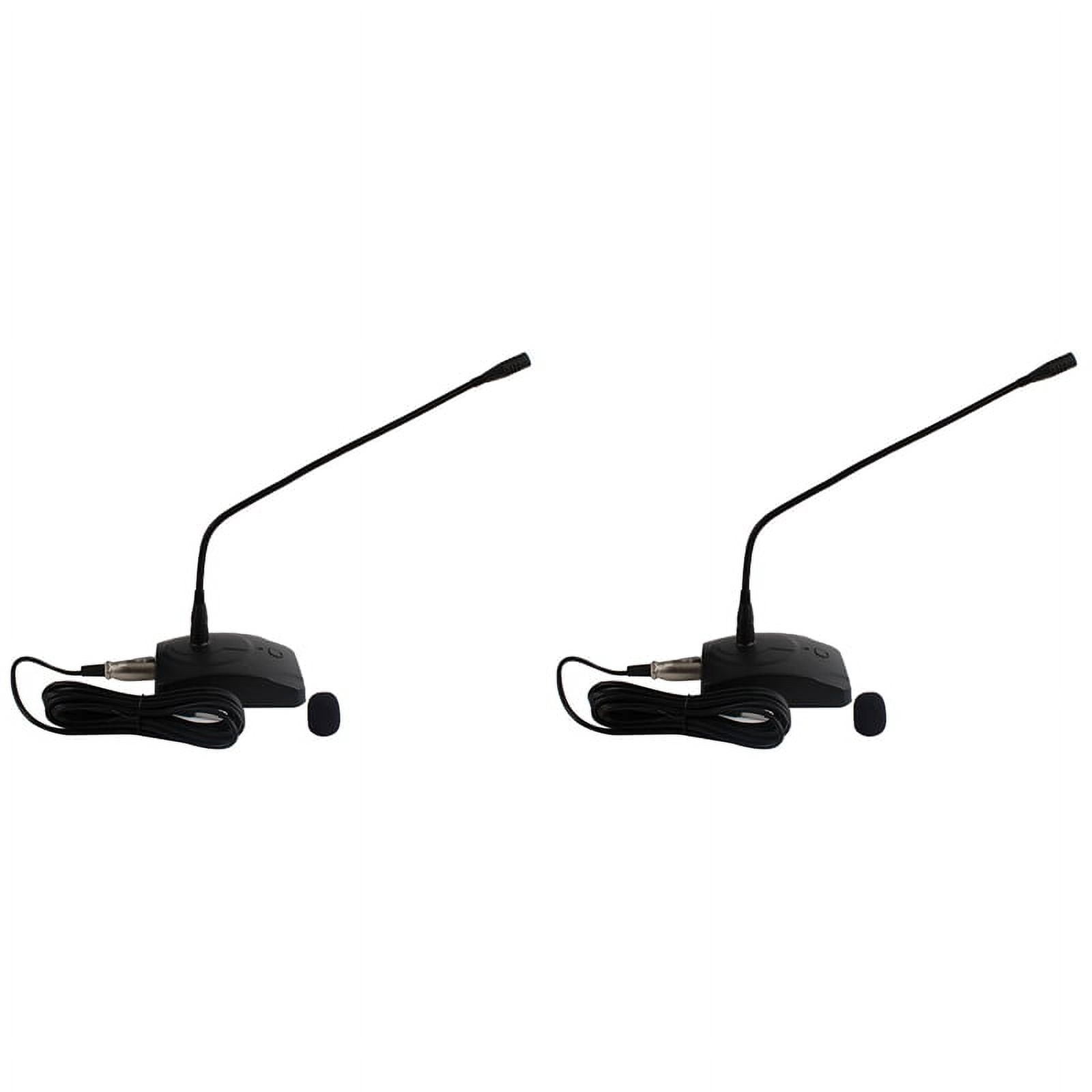 2X Wired Conference Gooseneck Microphone Desktop Condenser Microphone ...