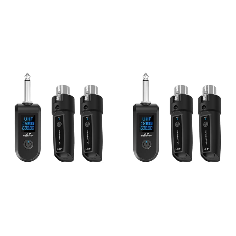 2X Wireless Audio Transmission Receiver and Transmitter System ...