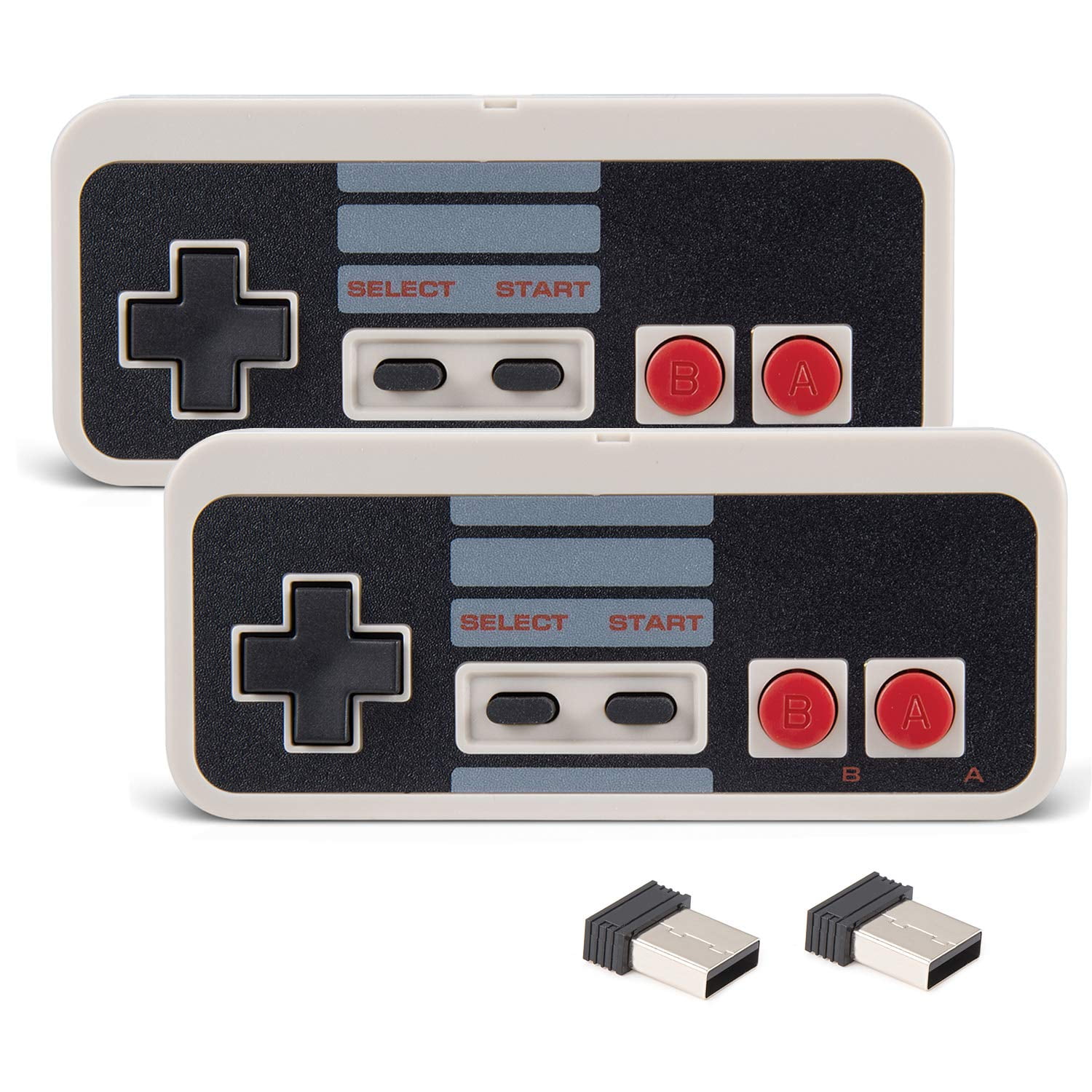 2X Wireless Nes USB Controller for PC Gamings 2.4ghz Wireless USB ...