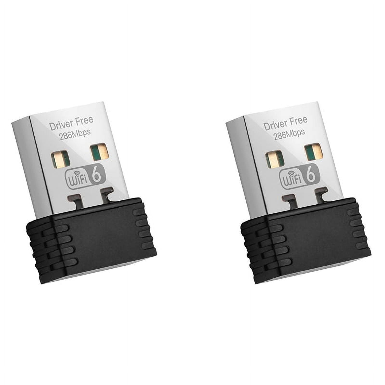 2X Wireless WiFi 6 Adapter AX286 802.11Ax 2.4GHz Free Driver USB ...