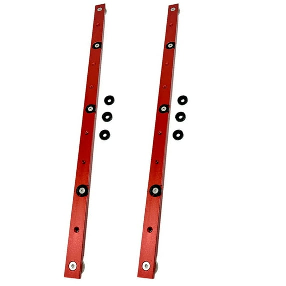2X Woodworking T-Track Slider Limitable Miter Bar Rail Slider Table Saw ...