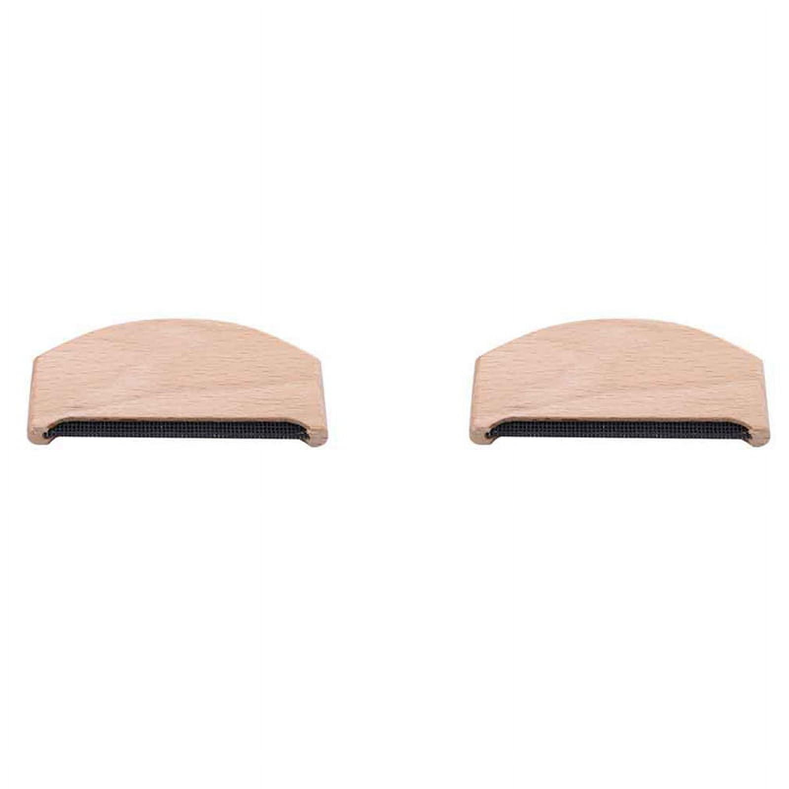 2X Wool Comb Wooden Pilling Fuzz Fabric Lint Remover Clothing Brush ...