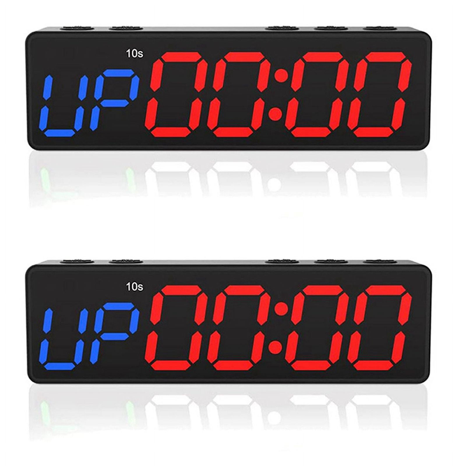 2X Workout Clock with Battery, Portable Mini Gym with Built-in Magnet ...