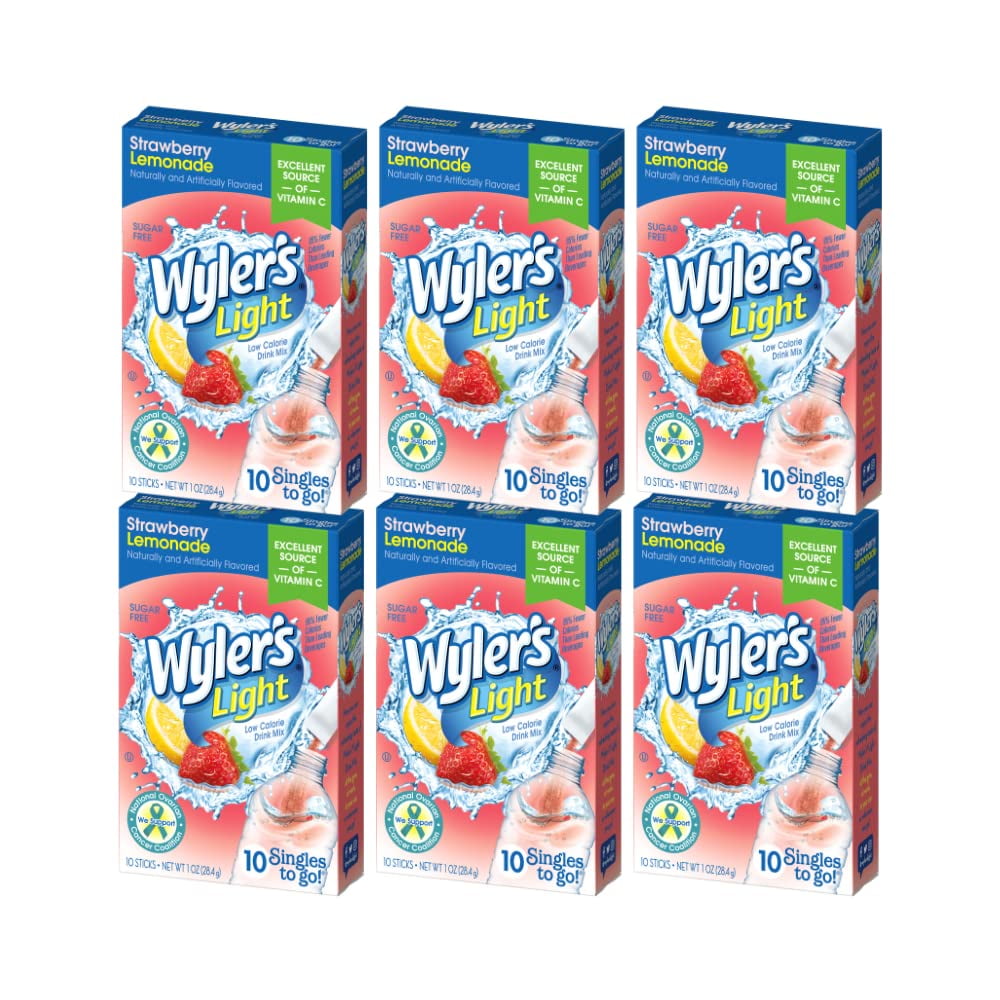 2X - Wylers Light Singles To Go Powder Packets, Water Drink Mix ...
