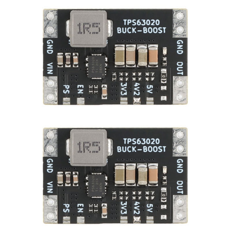 2X XL63020 TPS63020 Lithium Battery USB Automatic Boost Buck Step Up ...