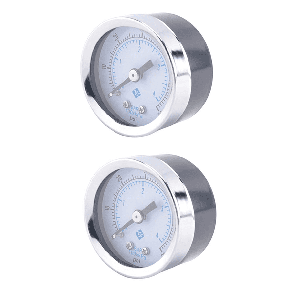 2X -Z51 0-60Psi Pressure Gauge 40mm 1/8 Inch Npt Mini Air Compressor Hydraulic Vacuum Manometer ...