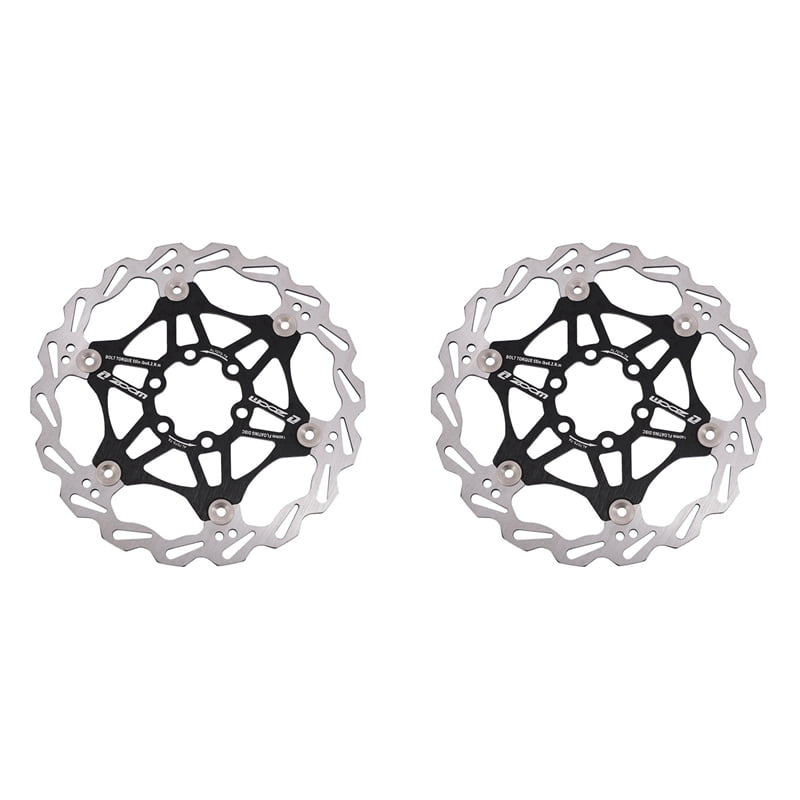 2X ZOOM Bicycle Brake Disc Rotor 160mm Mountain Bike Floating Disk ...