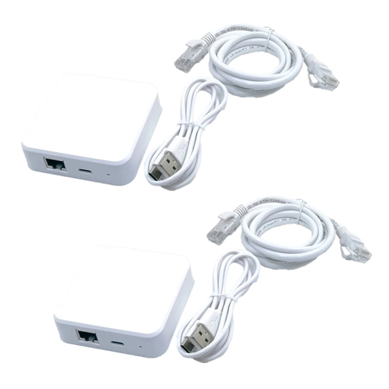 2X ZigBee 3.0 Wired Gateway Hub RJ45 Ethernet Bridge TASMOTA MQTT Firmware for MQTT Home ...