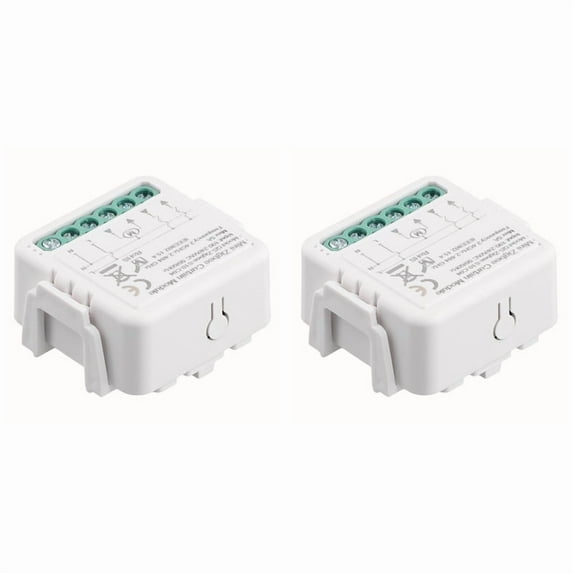 2X Zigbee Switch Light Curtain Dimmer Smart MINI Module C04 Control ...