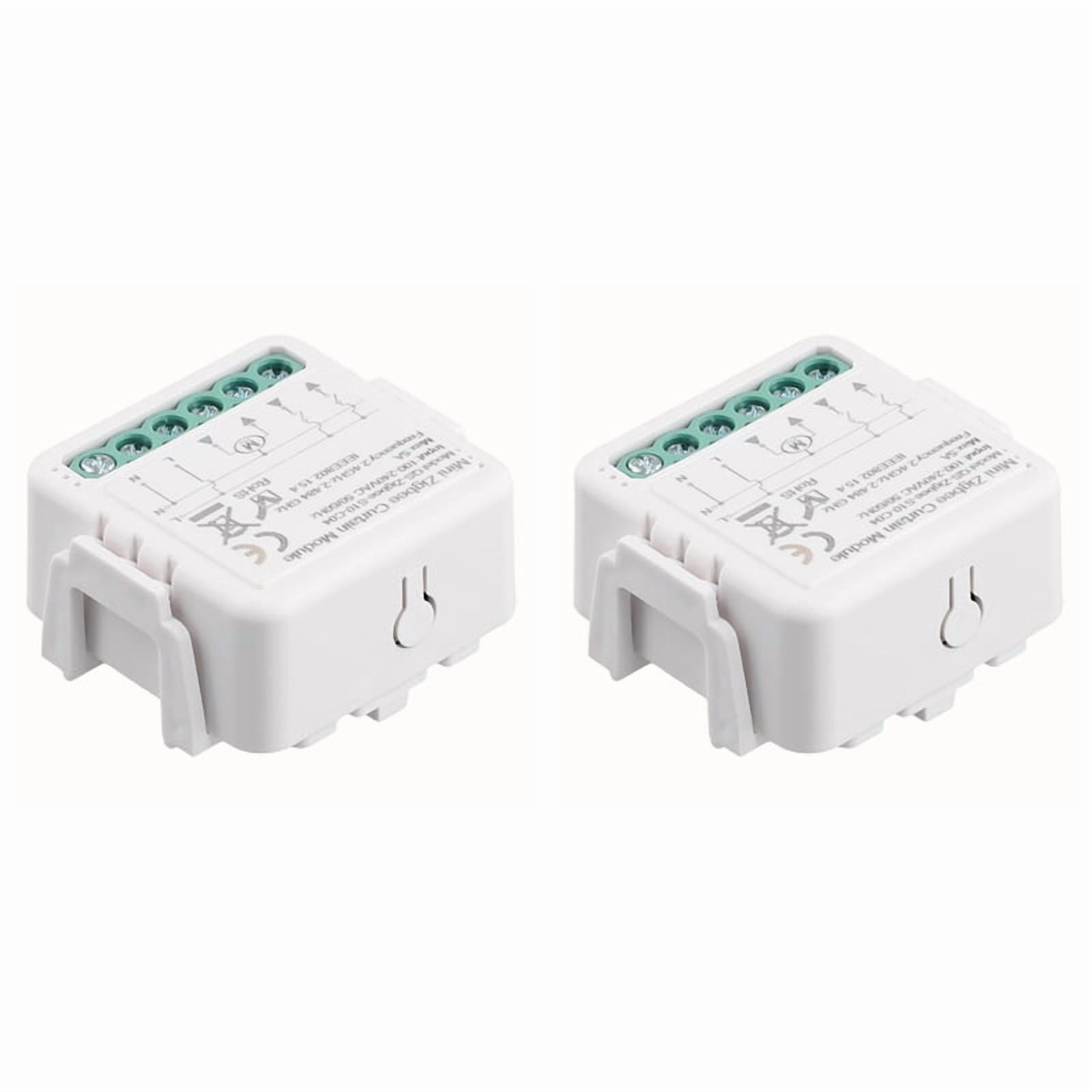 2X Zigbee Switch Light Curtain Dimmer Smart MINI Module C04 Control ...