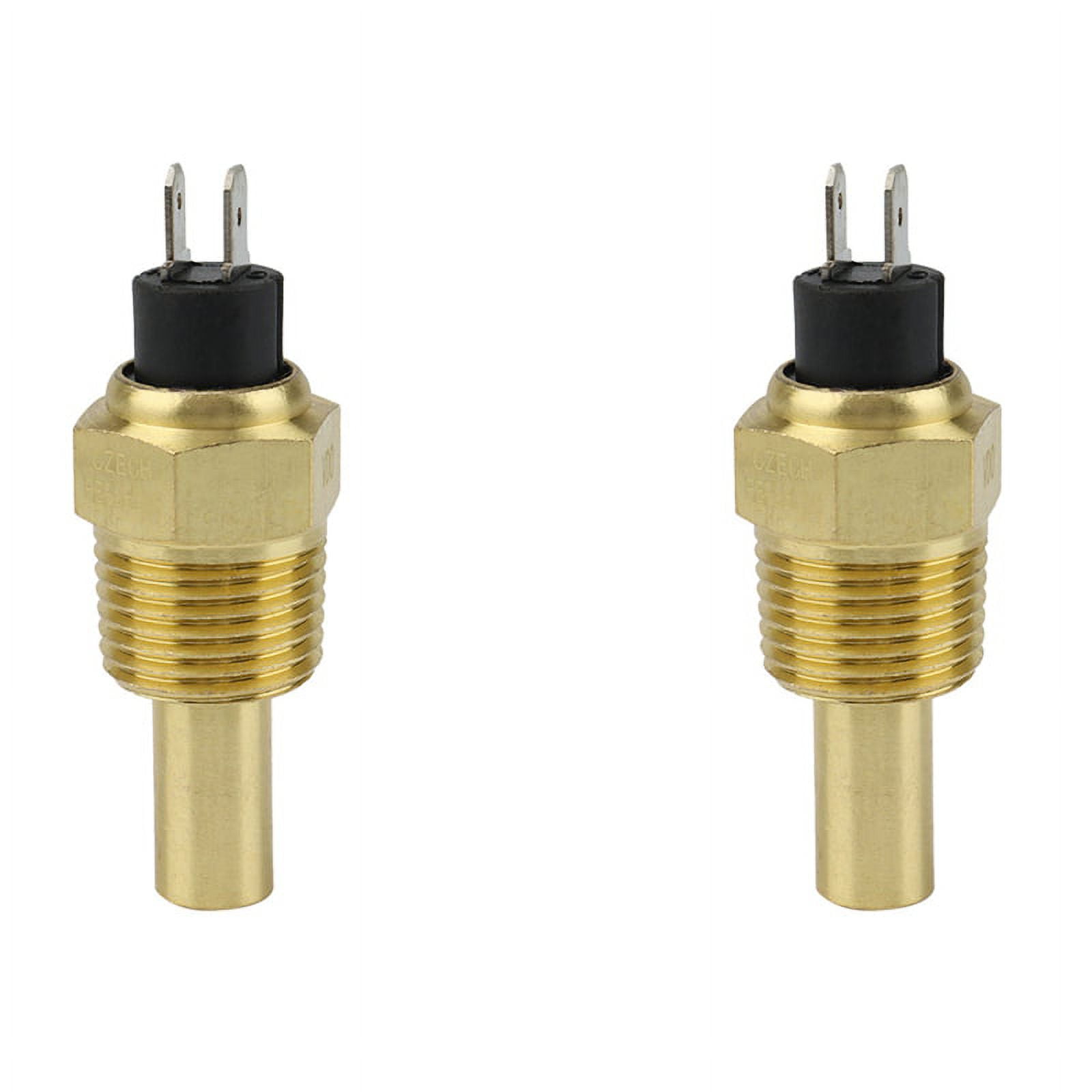 2X for Engine Water Temperature Sensor Oil Temperature Sensor 1/2NPT 21mm Thread for Generator ...