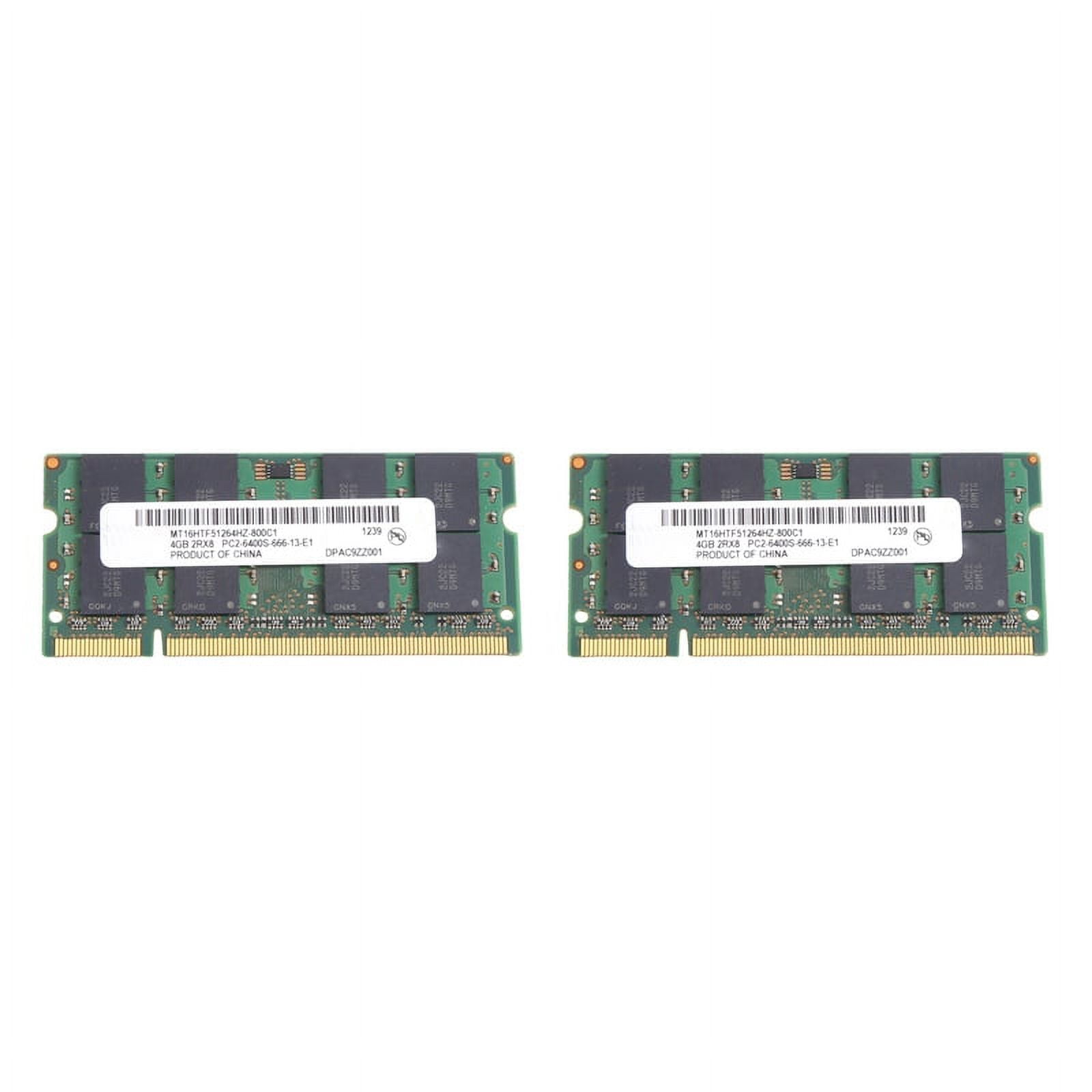 2X for MT DDR2 4GB 800Mhz RAM PC2 6400S 16 Chips 2RX8 1.8V 200 Pins ...
