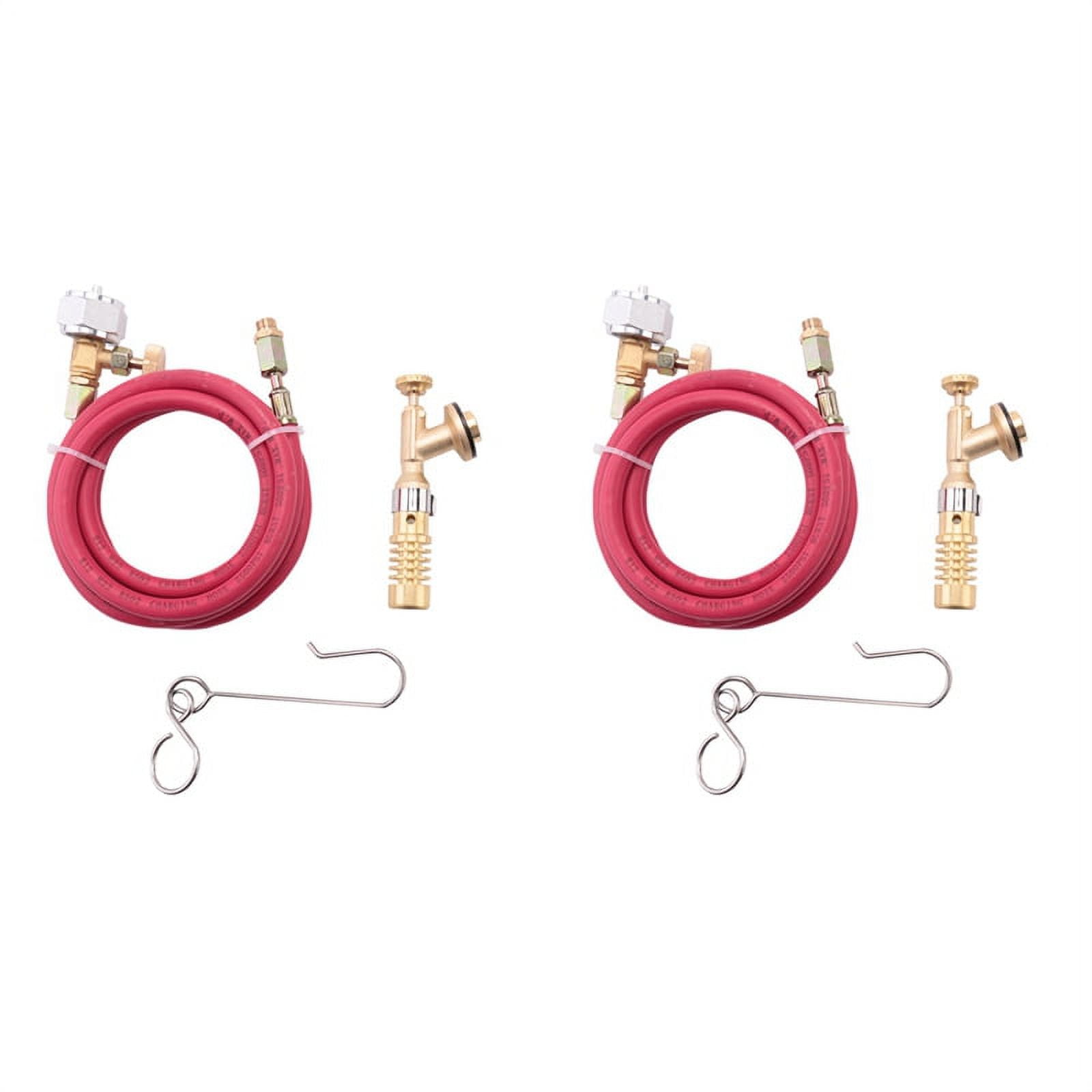 2X for Mapp Gas Turbo Torch Plumbing Turbo Torch with Hose for Solder ...