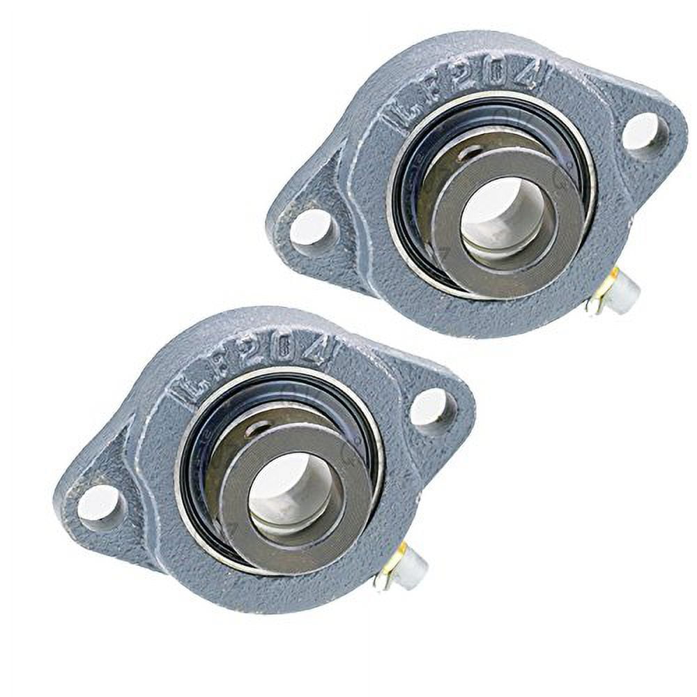2X in 2-Bolt Flange Units Cast Iron SALF205-16 Mounted Bearing SA205 ...