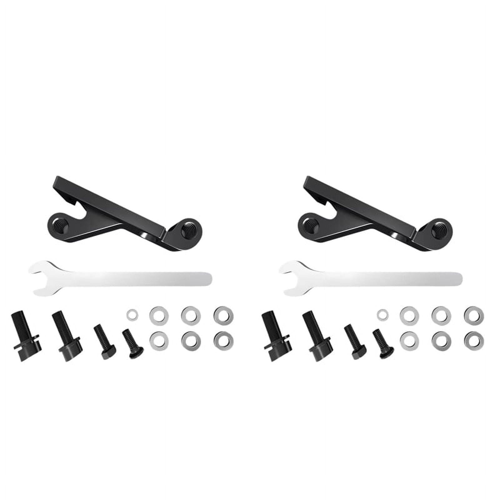 2X is Mount to Flat Mount Bike Brake Adapter 160 180mm Rotor Brake ...