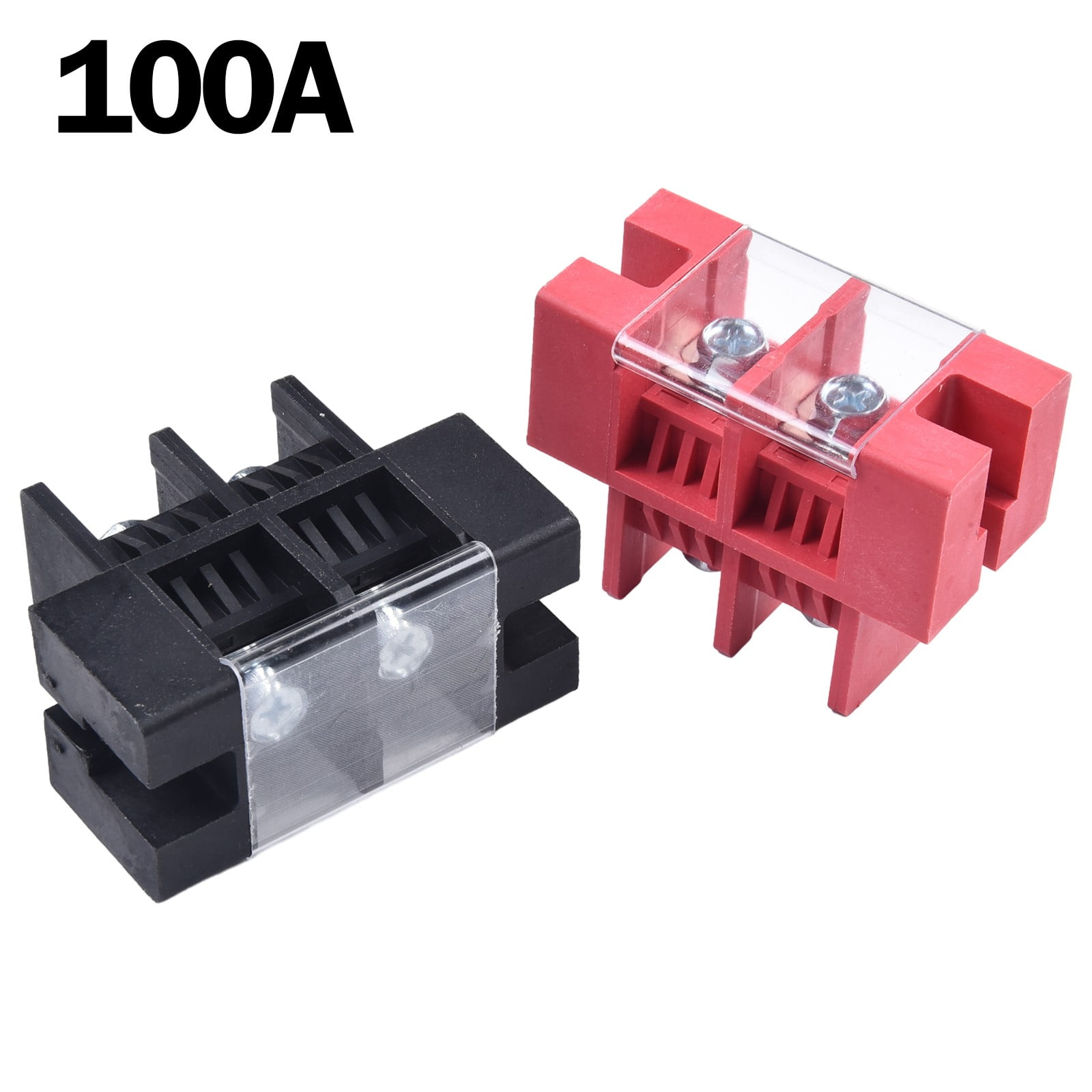 2X100A Pure Copper High Current Terminal Block Energy Storage Terminal ...