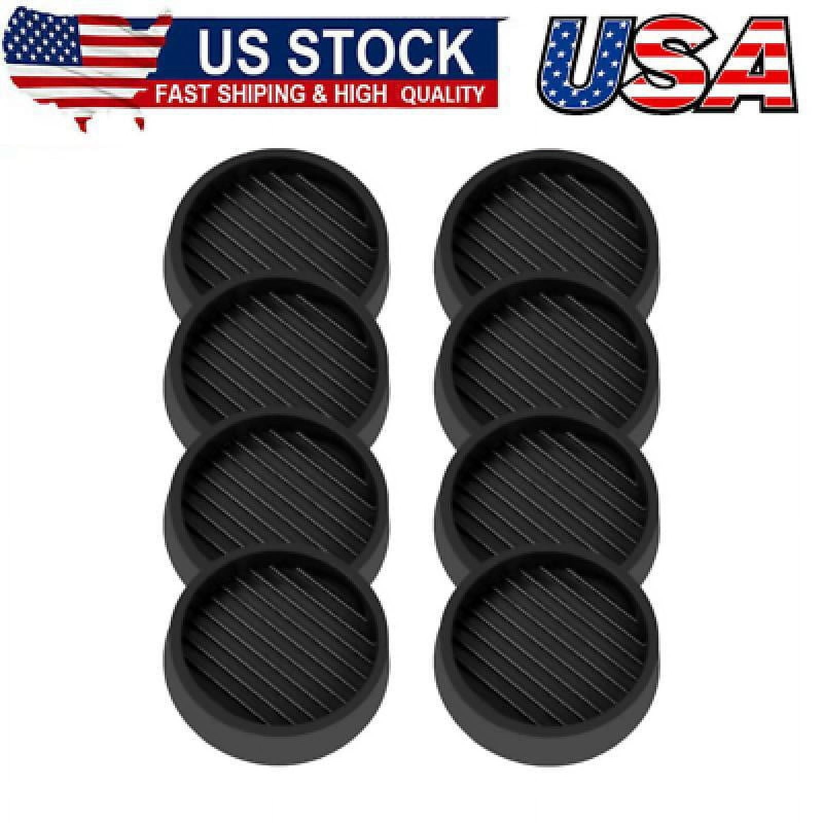 2X2 Caster Cups, Round Rubber Furniture Cups with Anti-Sliding Floor ...