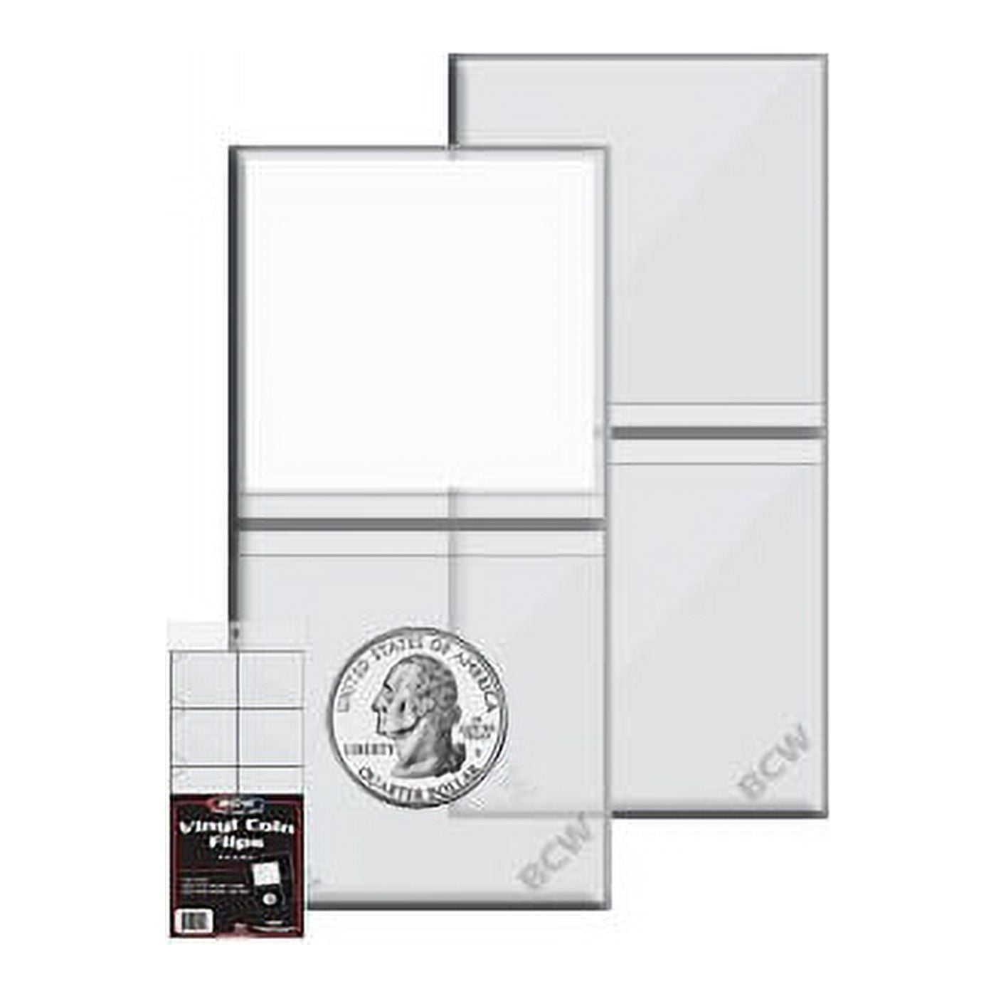 2X2 Double Pocket Vinyl Flip Insert (100/pk) - Walmart.com