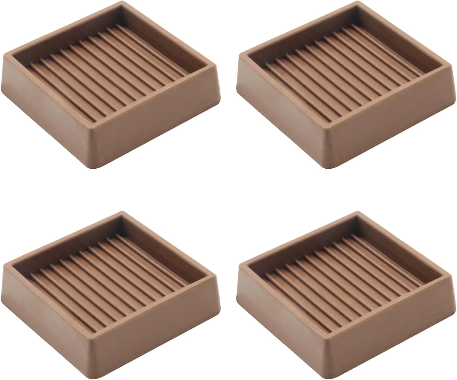 new2X2 Rubber Caster Cups, Non Slip Furniture Pads, Anti-Slip Furniture ...
