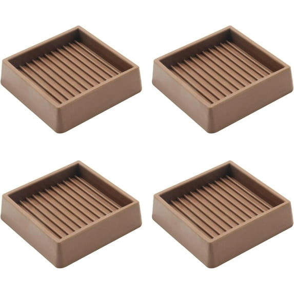 new2X2 Rubber Caster Cups, Non Slip Furniture Pads, Anti-Slip Furniture ...