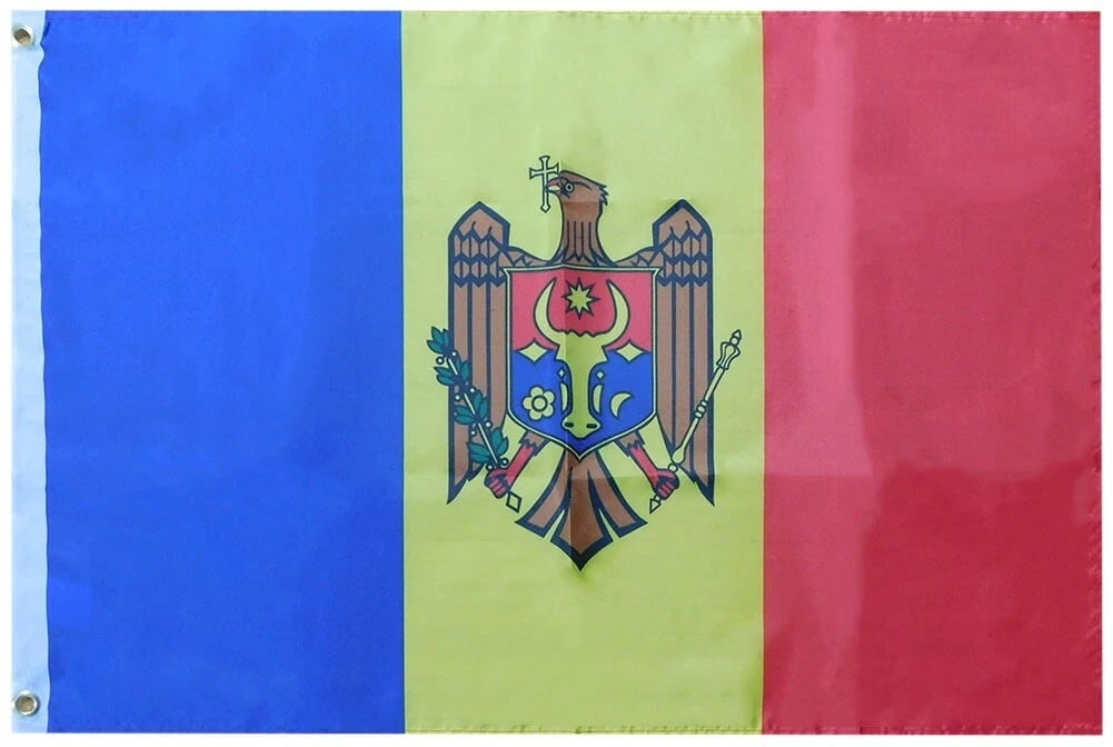 2X3 Country of Moldova 100D 2'x3' Woven Poly Nylon Flag Banner - Walmart.com