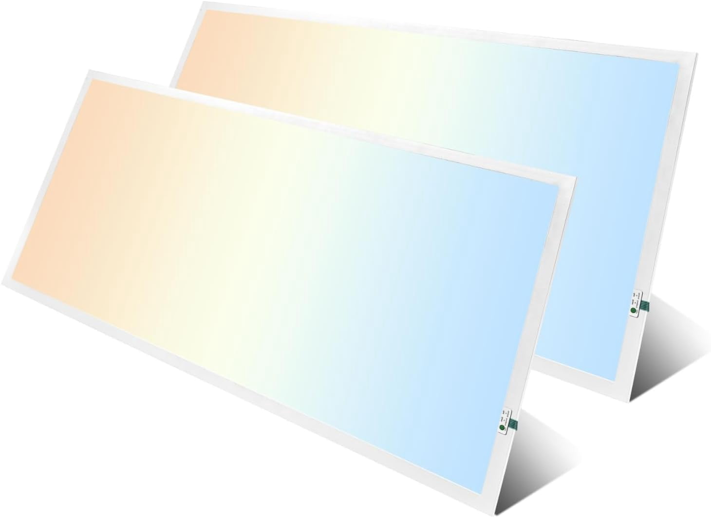 2X4 LED Flat Panel Light with Emergency Battery Backup, 50W 3000K/4000K ...