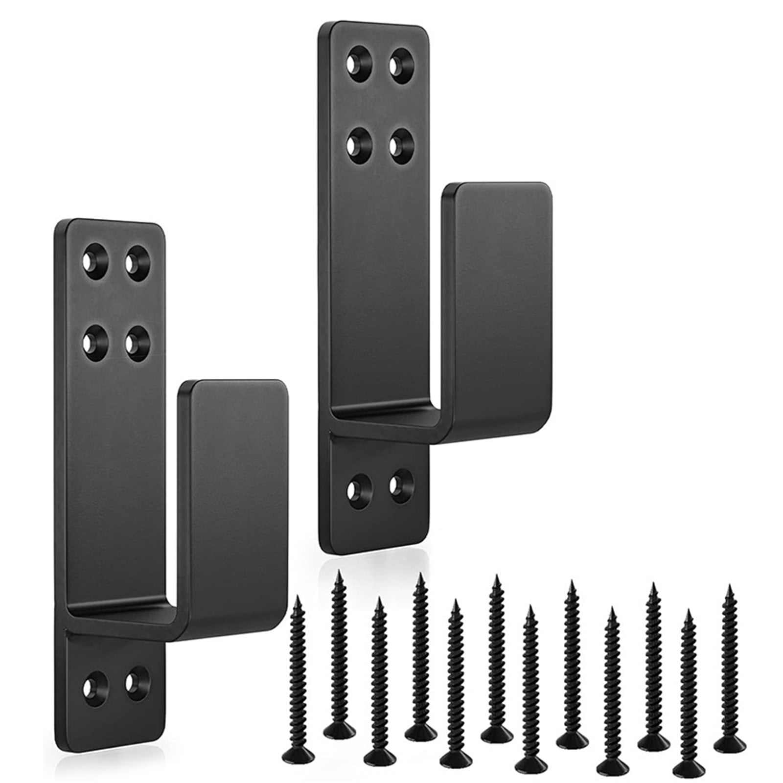 2X4 Reinforced Door Barricade Brackets for Home Security - Durable ...