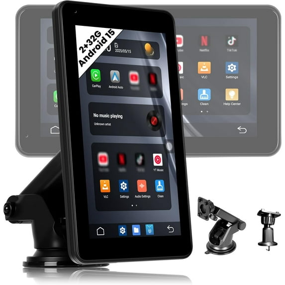 2XIULIN+32XIULIN Android 15 Portable Wireless Carplay/Android Auto Car ...